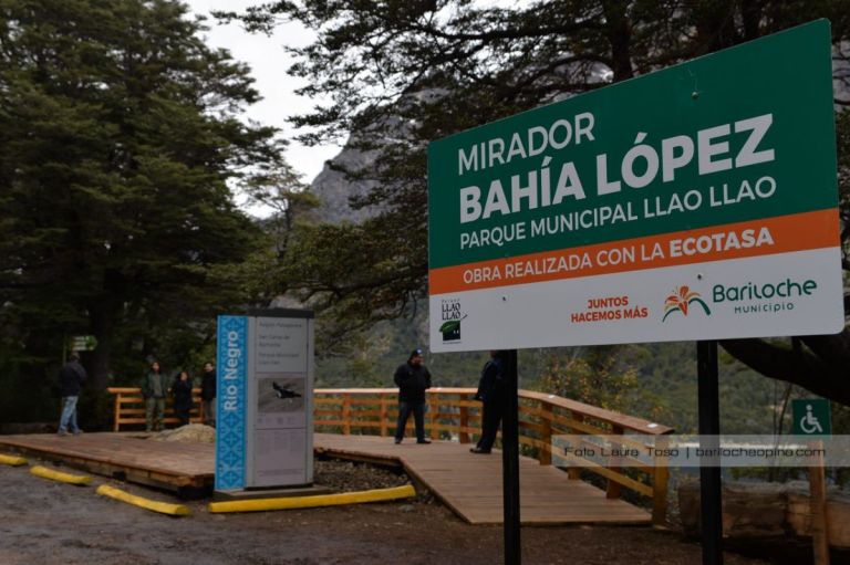 Se inauguró el mirador de Bahía López construído con fondos de la ...